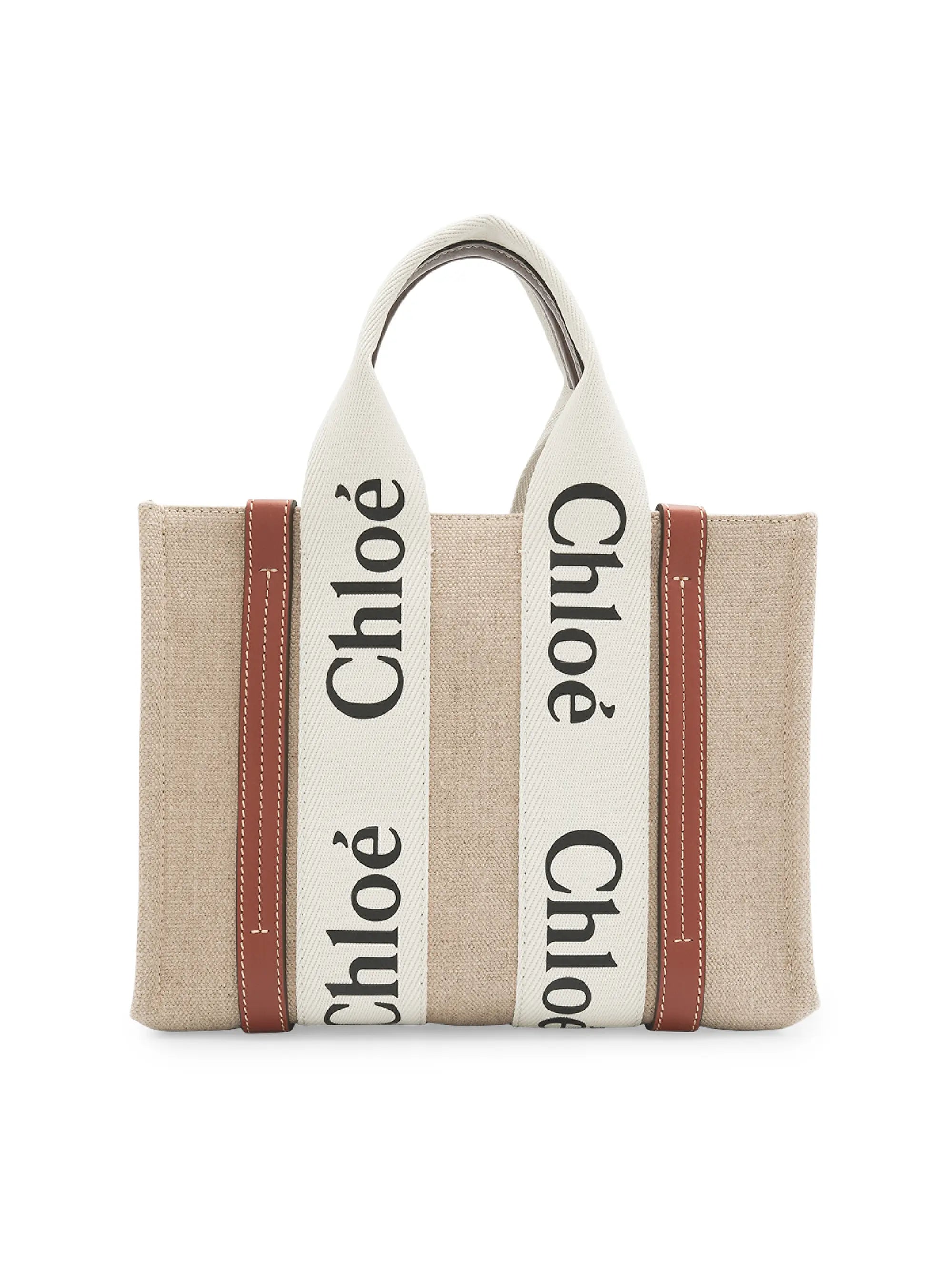 Chloé Woody Small Logo Tote – Kicks Machine