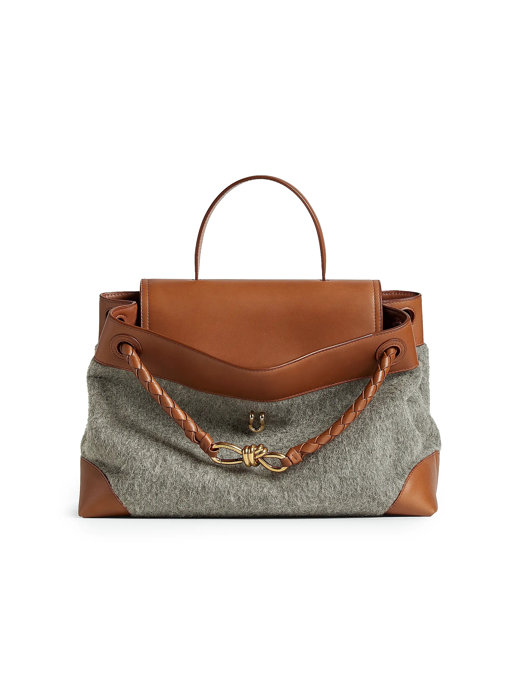 Bottega Veneta Medium Two-Tone Top Handle Bag – Kicks Machine