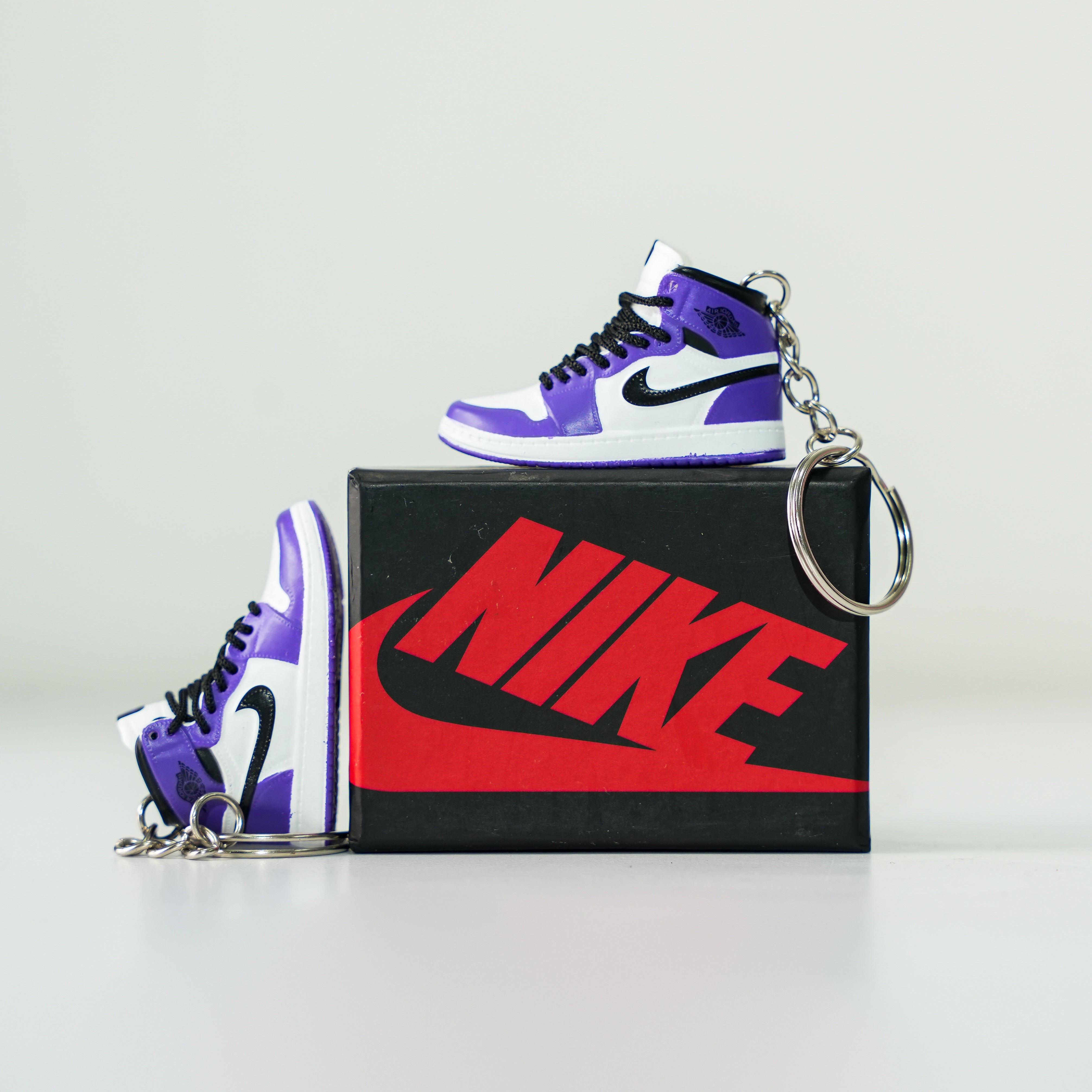 3D Sneaker Keychain With Box | Jordan keychain with box | Kicks Machine