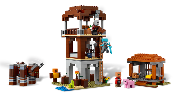 Lego The Pillager Outpost and Ravager – Kicks Machine