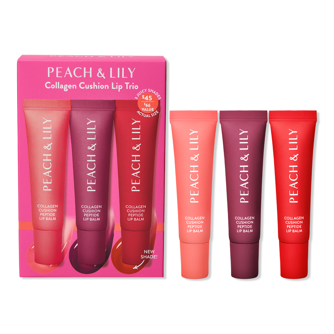 PEACH & LILY Collagen Cushion Lip Trio – Kicks Machine