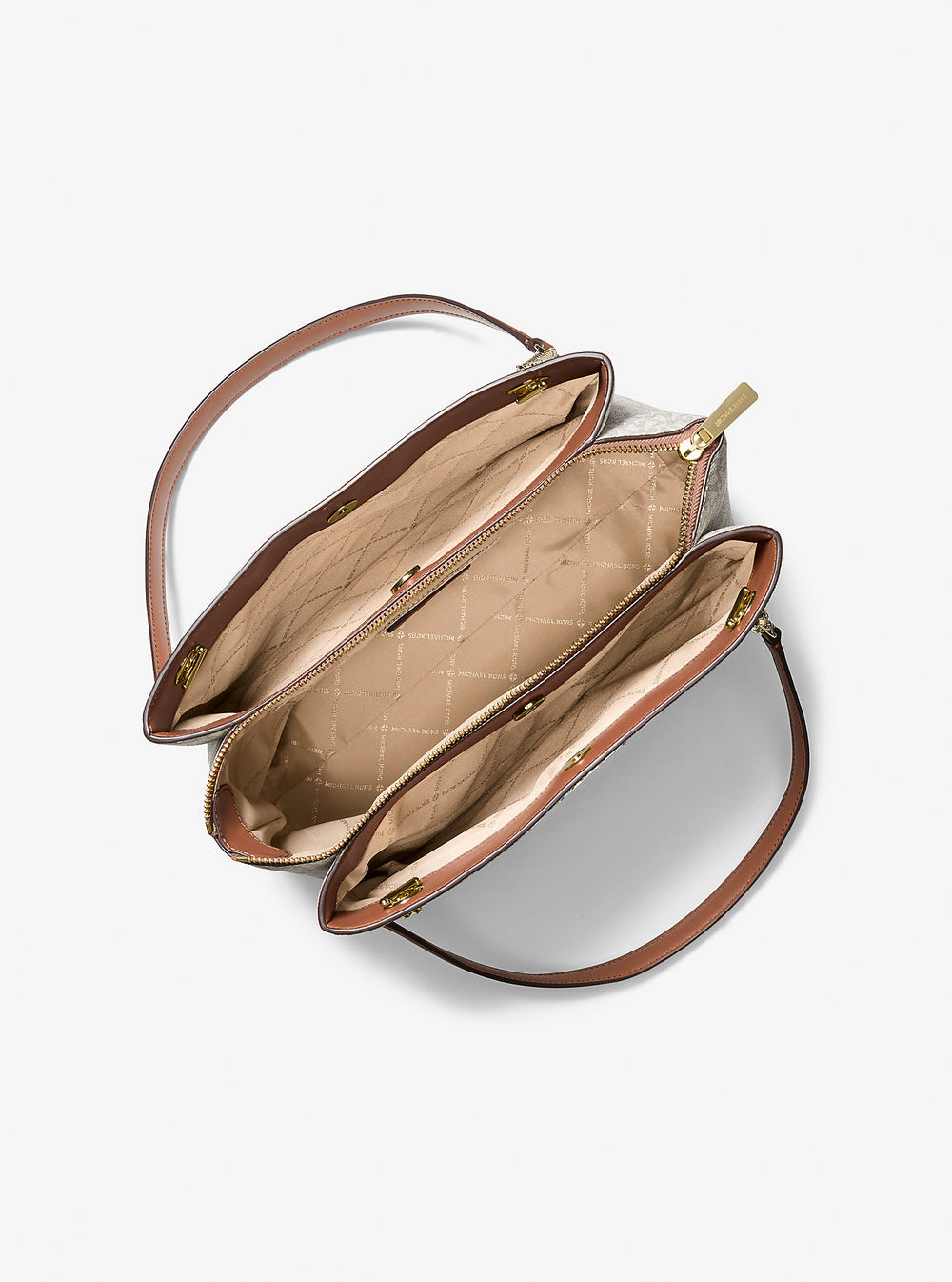 Michael Kors Soho Medium Signature Logo Tote Bag Vanilla – Kicks Machine