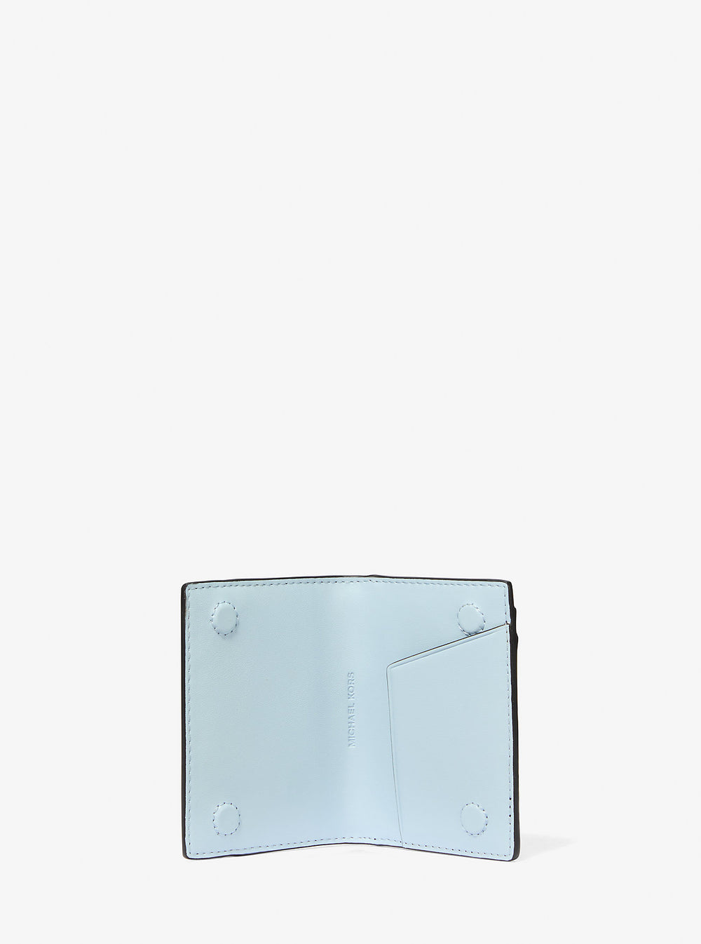 Michael Kors Cooper Large Signature Logo Folio Bi-Fold Wallet Admirl ...