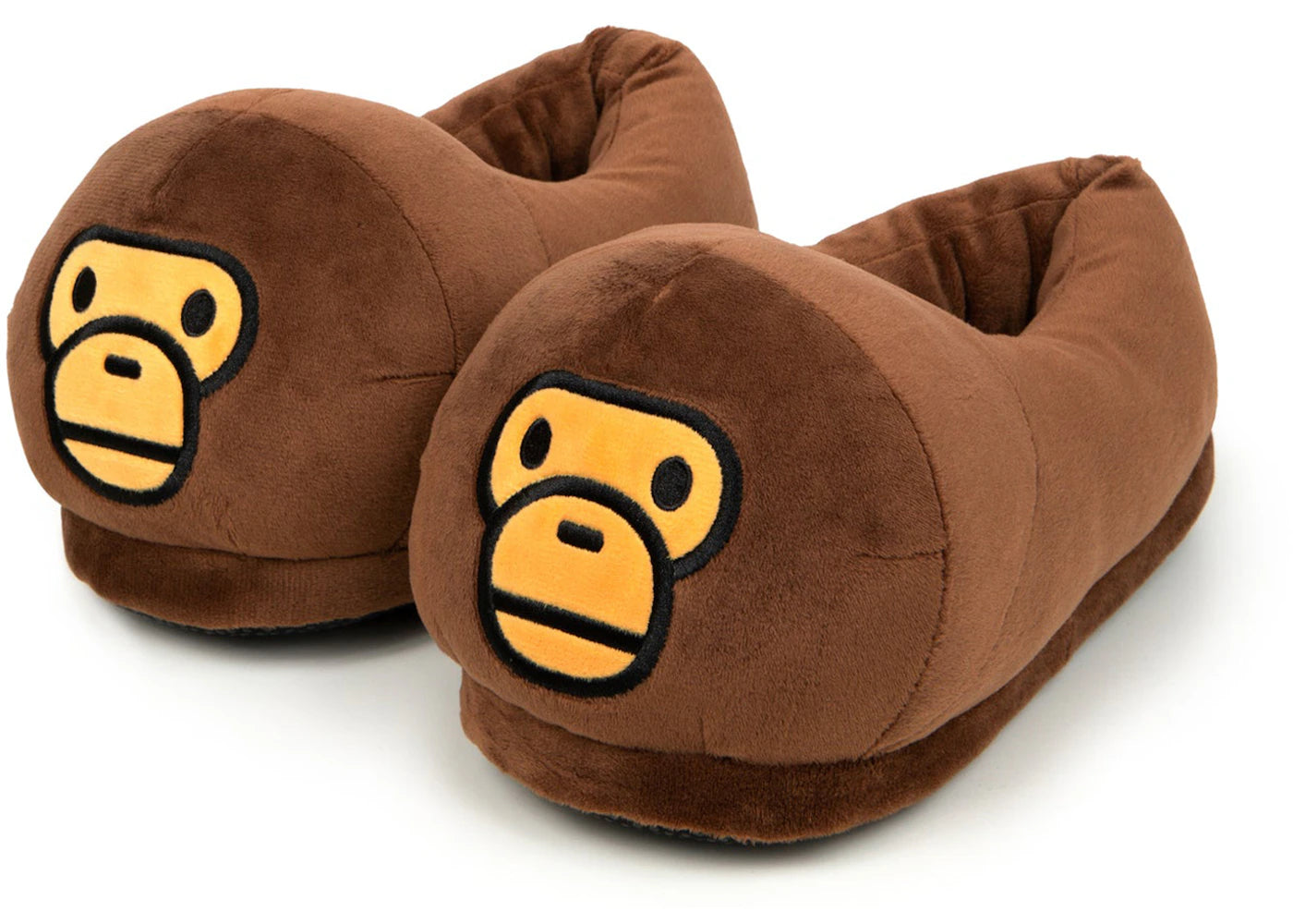 A Bathing Ape Baby Milo Home Slides Brown – Kicks Machine