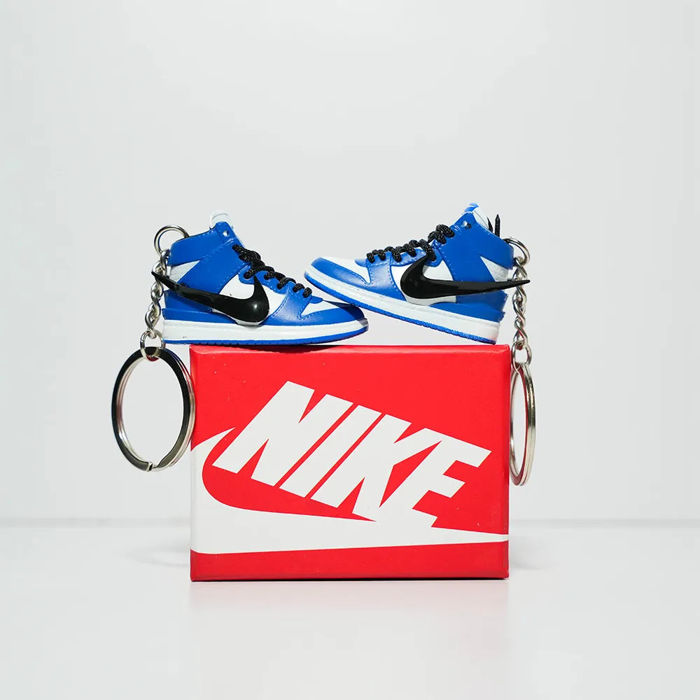 3D Sneaker Keychain With Box - Nike Dunk High Ambush Blue – Kicks Machine