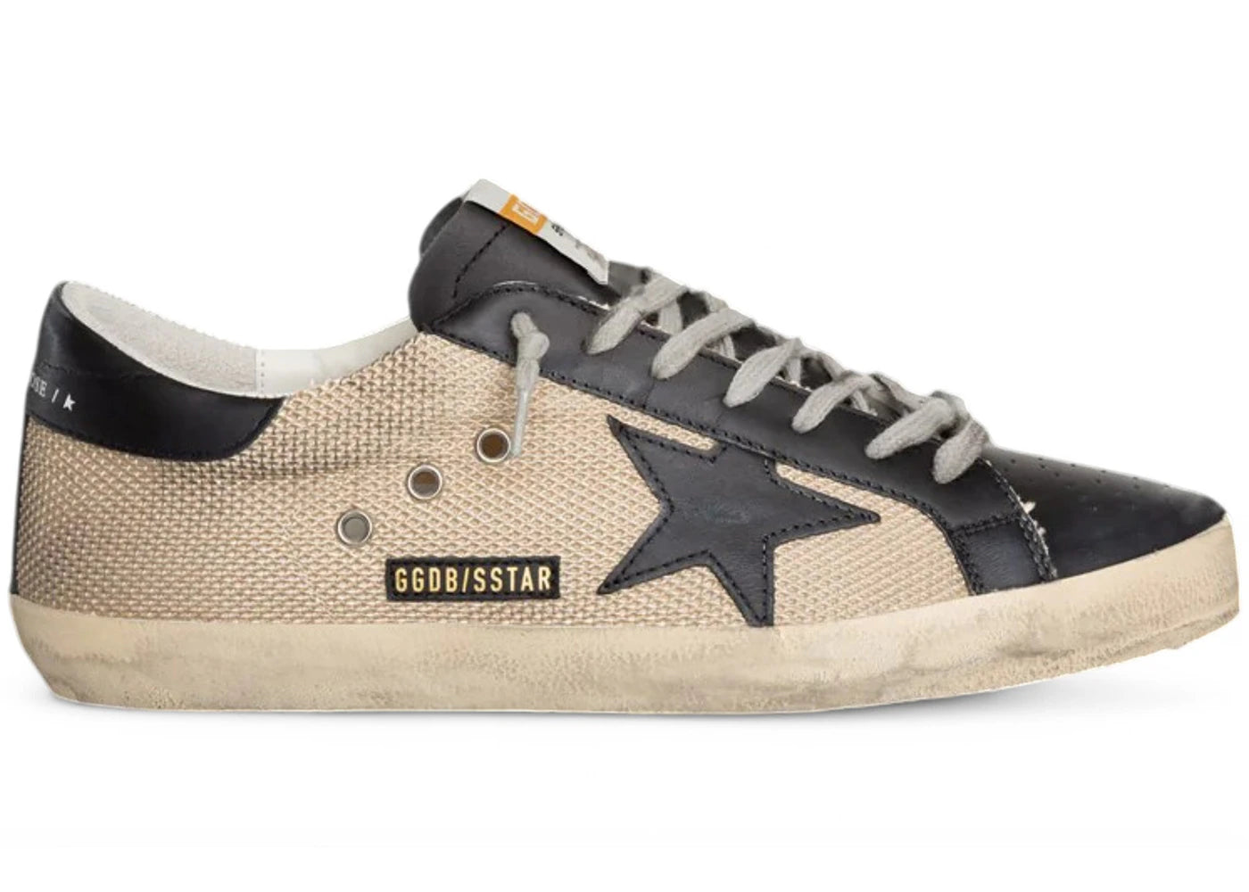 Golden Goose Super Star Net Milk Black – Kicks Machine