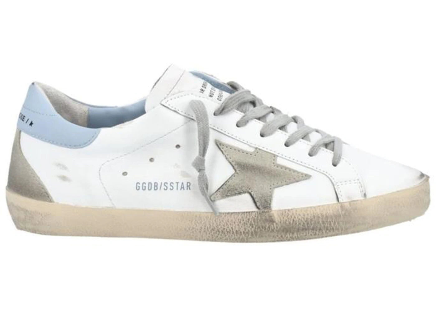 Golden Goose Super Star White Ice Powder Blue – Kicks Machine