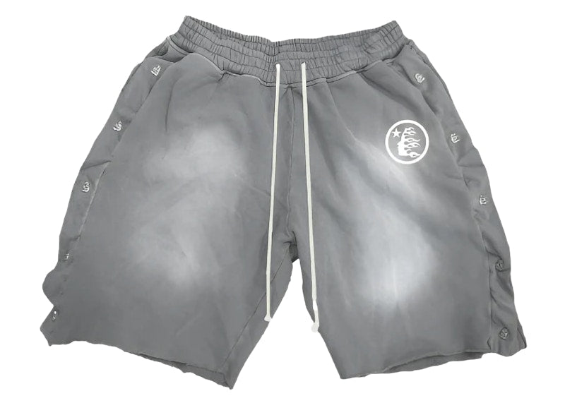 Hellstar Breakaway Snap Shorts Grey – Kicks Machine
