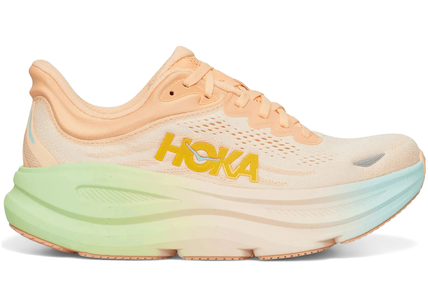 Hoka One One Bondi 9 Frost Pale Tangerine (Women'S) – Kicks Machine