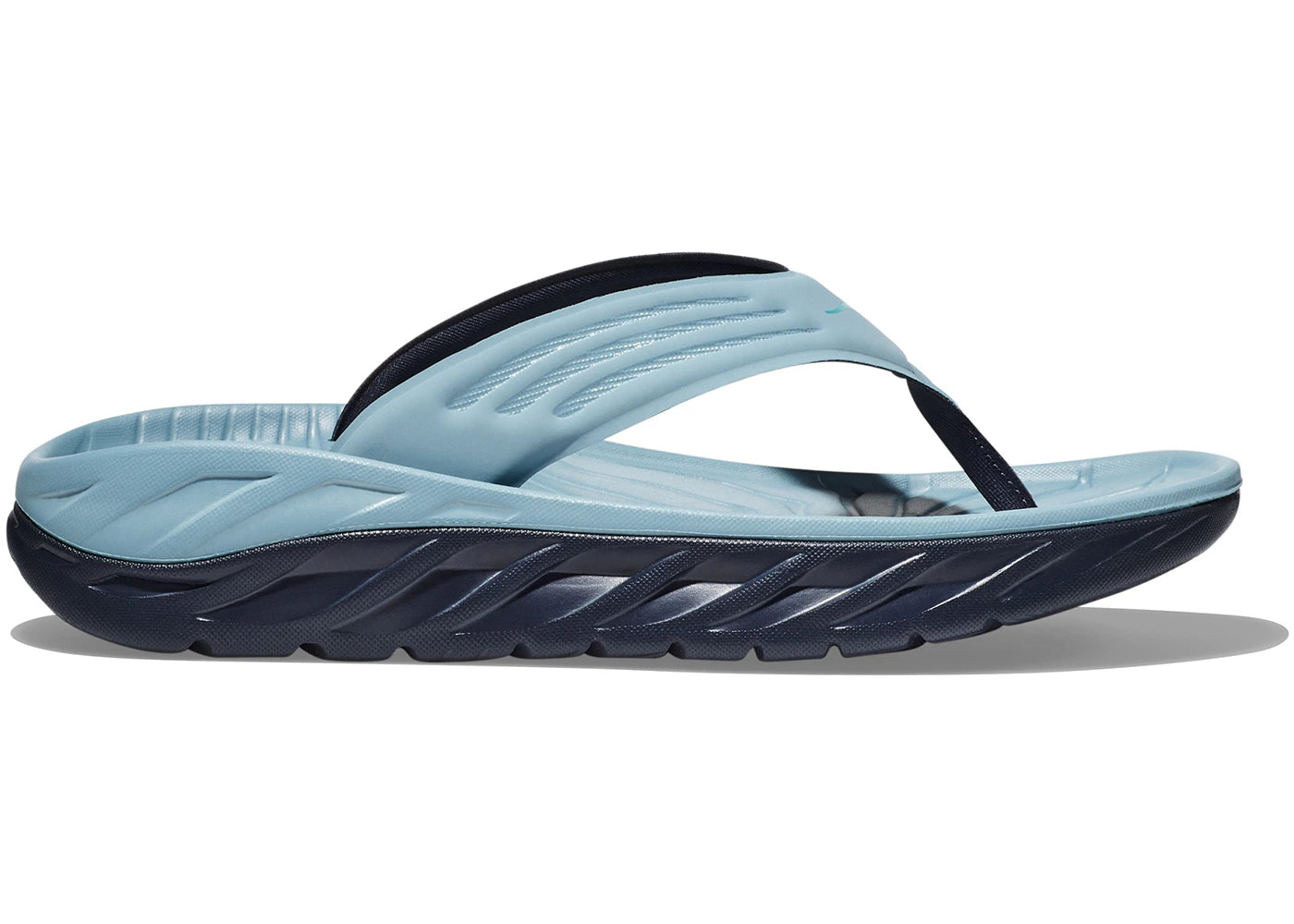 Hoka One One Ora Recovery Flip Stone Blue Outer Space – Kicks Machine