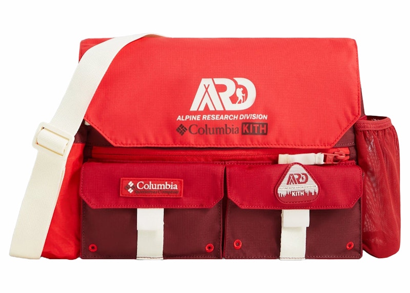 Kith X Columbia Crossbody Bright Red – Kicks Machine