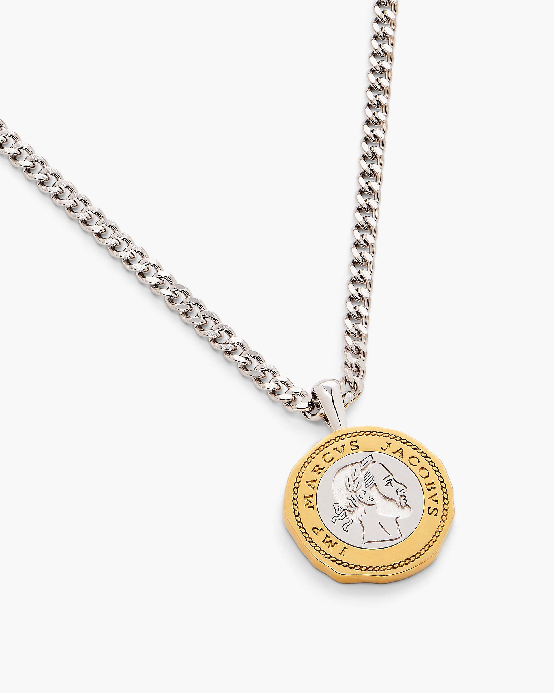 Marc Jacobs Marc Jacobs The A.P.C X Marc Jacobs Coin Pendant Gold ...