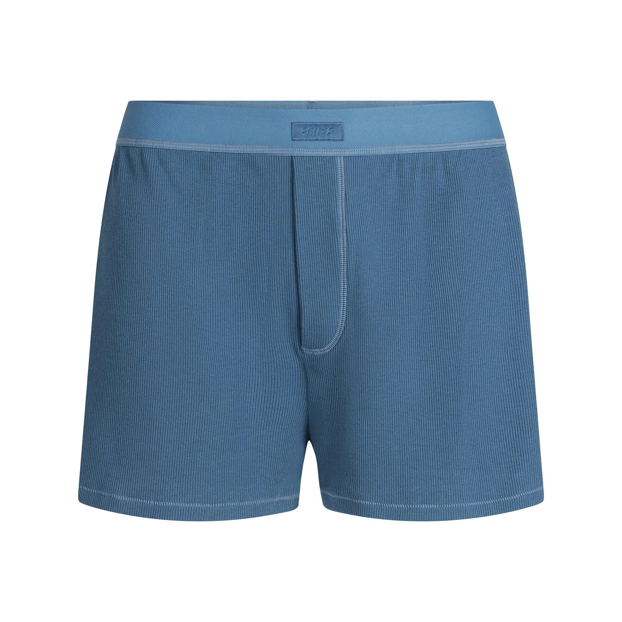 Skims Cotton Rib Loose Boxer Harbor – Kicks Machine