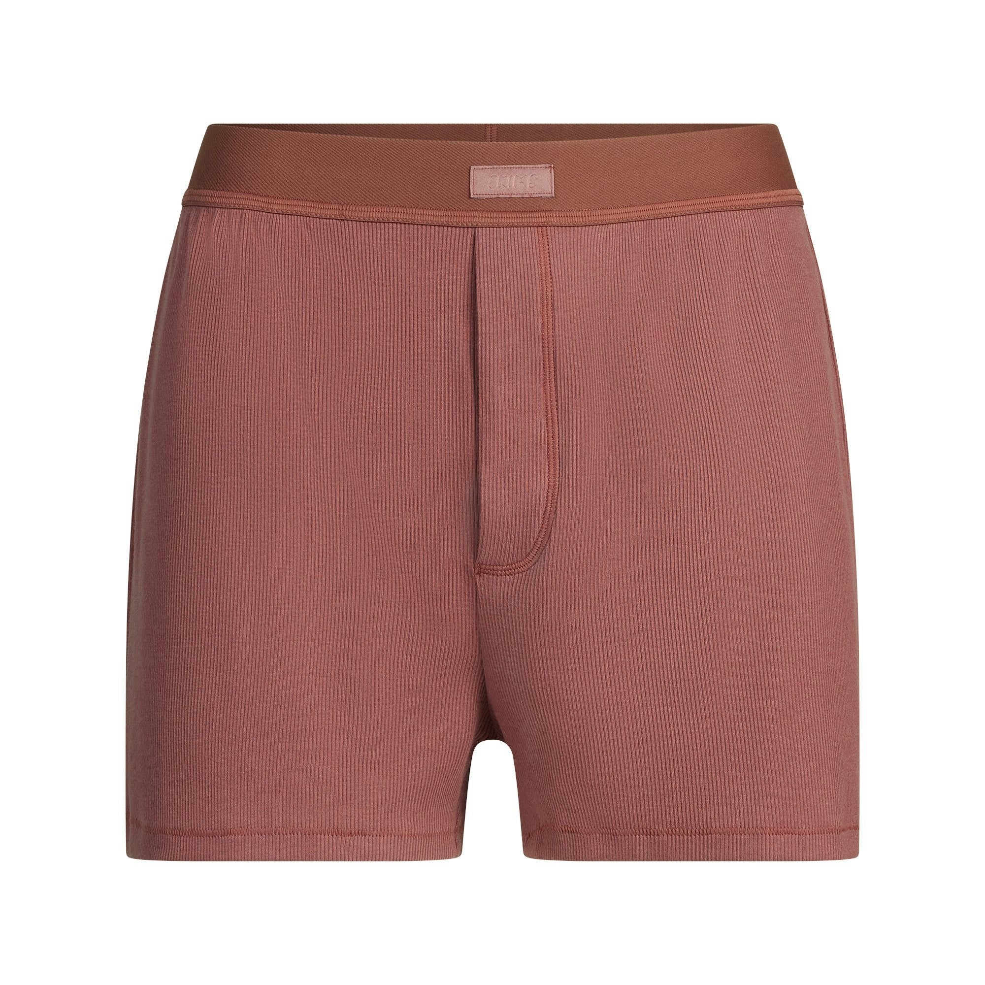 Skims Cotton Rib Loose Boxer – Kicks Machine
