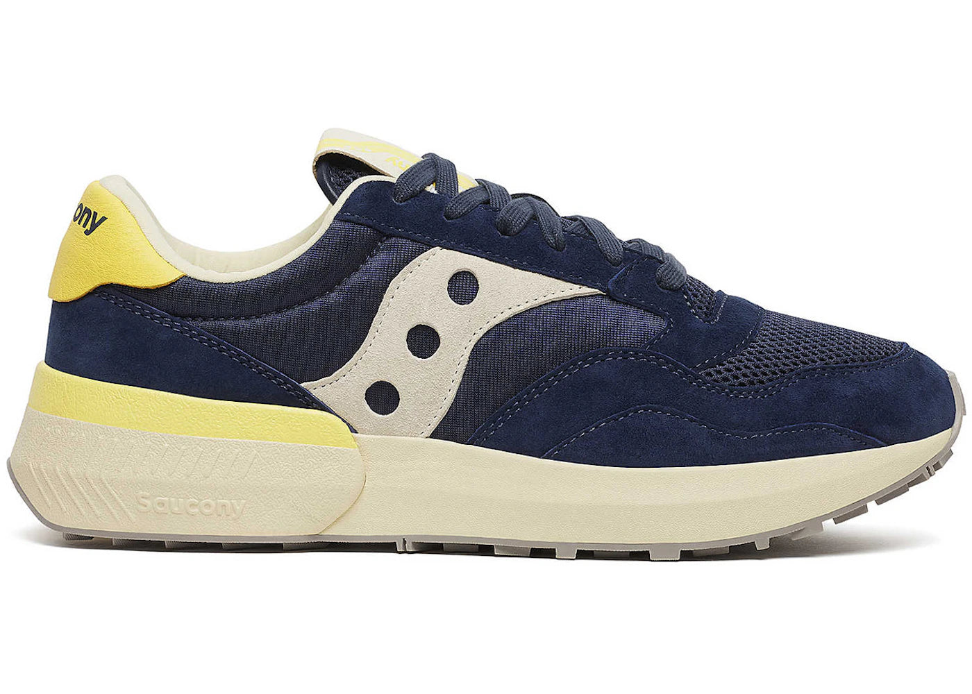 Saucony Jazz Nxt Premium Navy Yellow – Kicks Machine