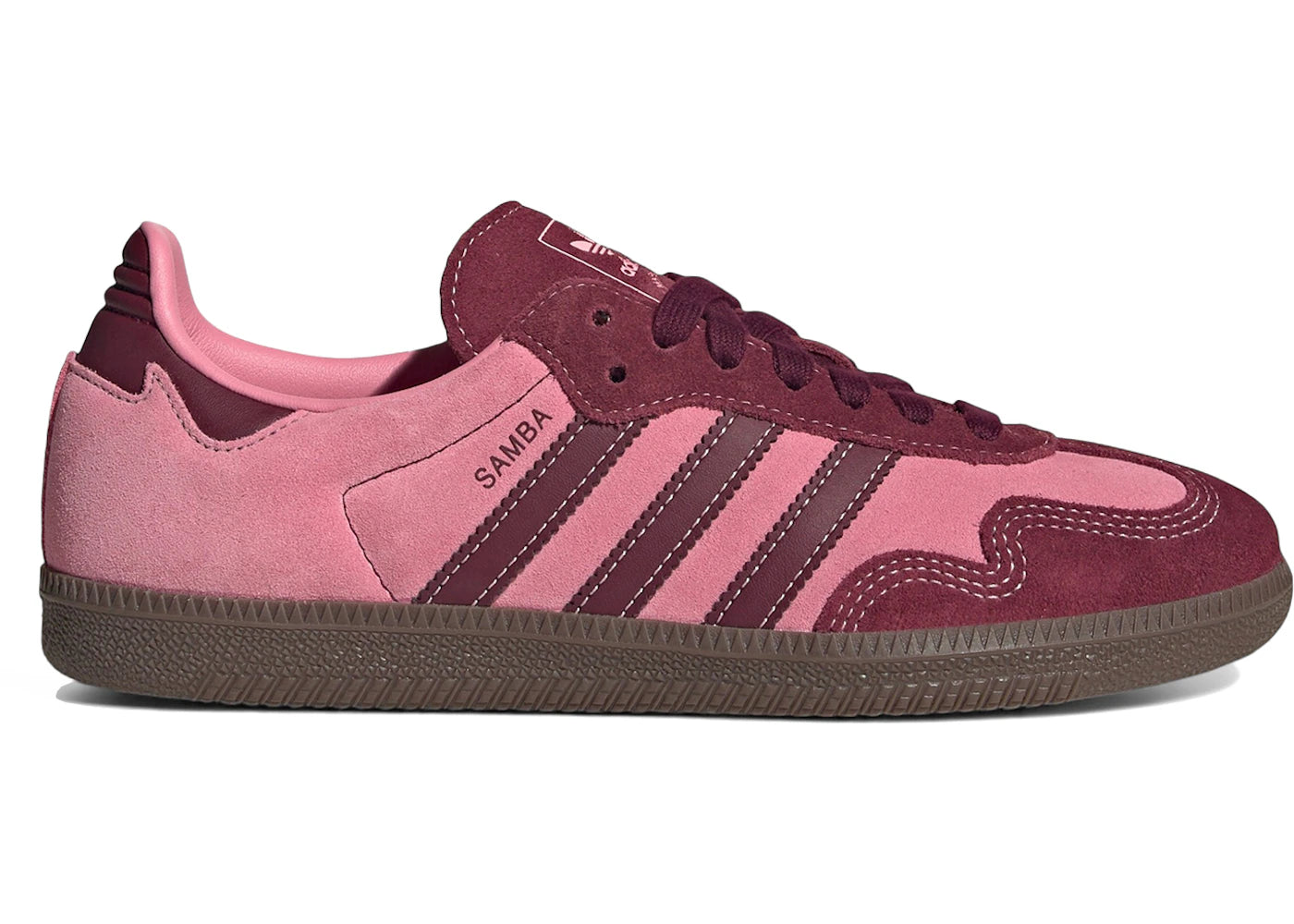 Adidas Samba Og Pink Spark Shadow Red Womens – Kicks Machine