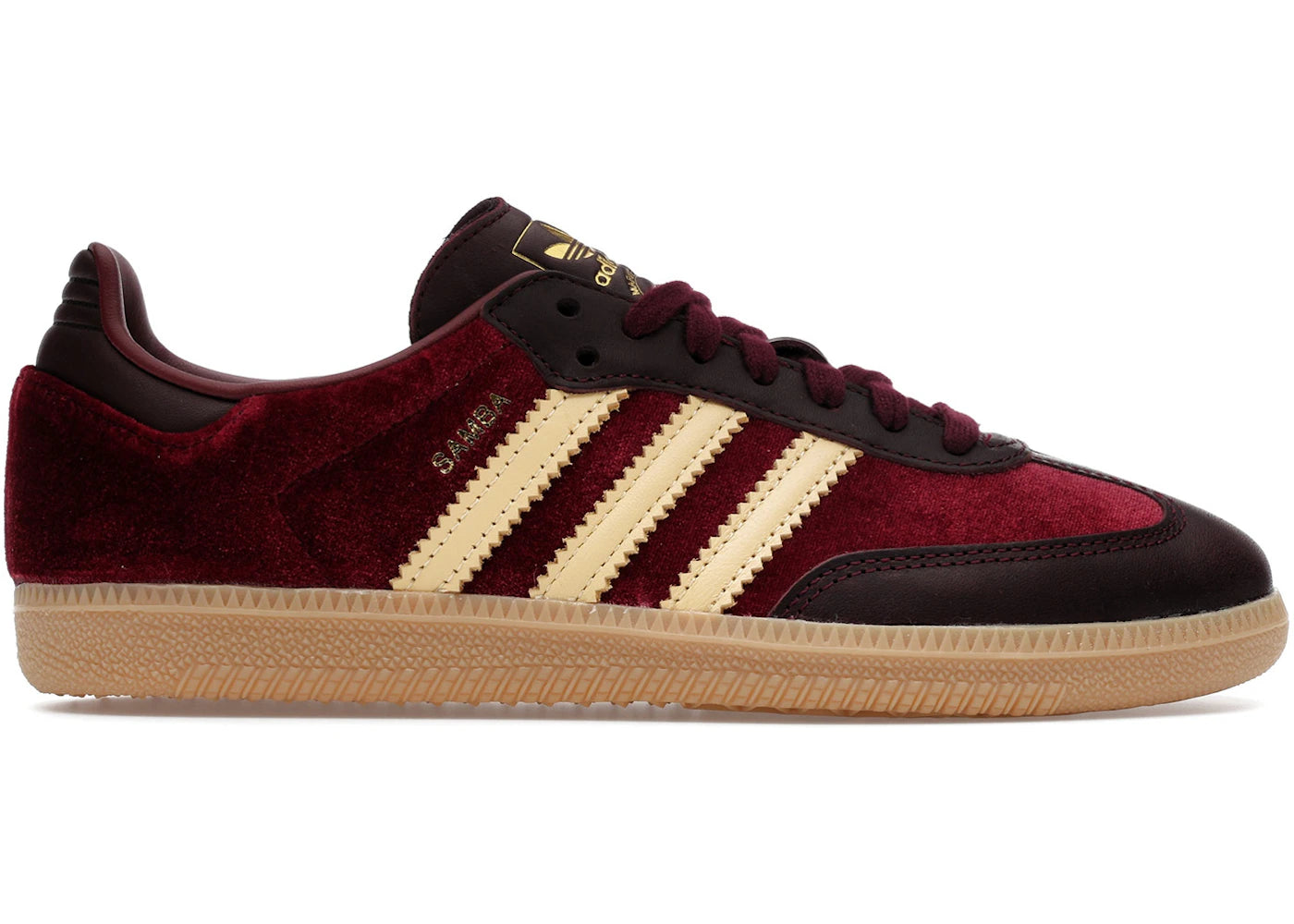 Adidas Samba Og Shadow Red Velvet Womens – Kicks Machine