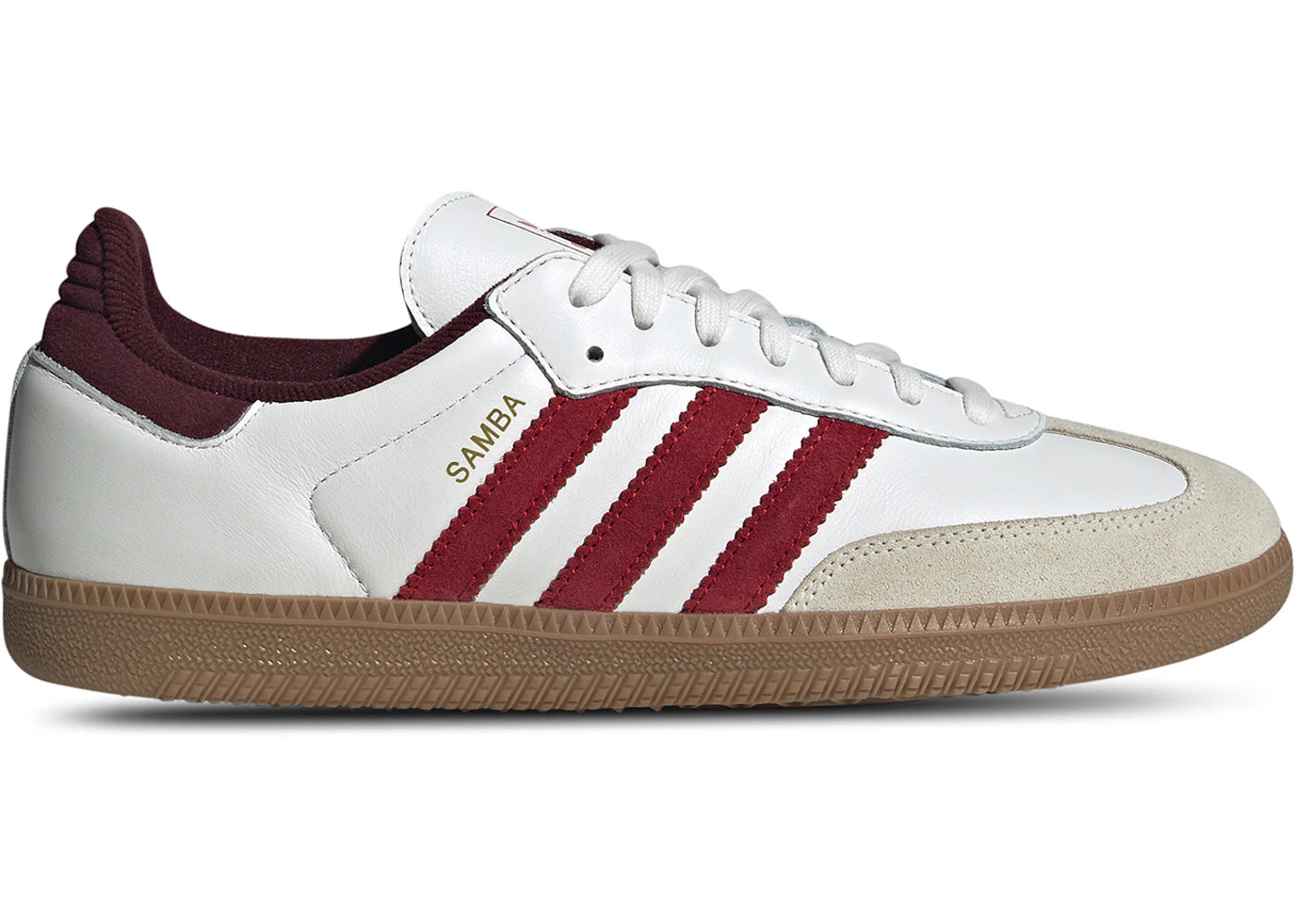 Adidas Samba Og White Better Scarlet Shadow Red – Kicks Machine